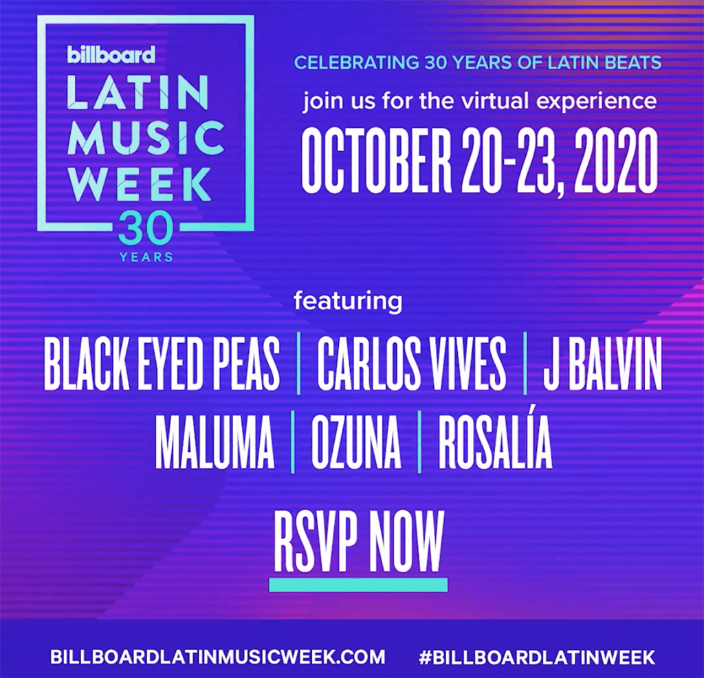 Billboard Latin Music Week 2020: Se Anuncian Fechas De Eventos ...